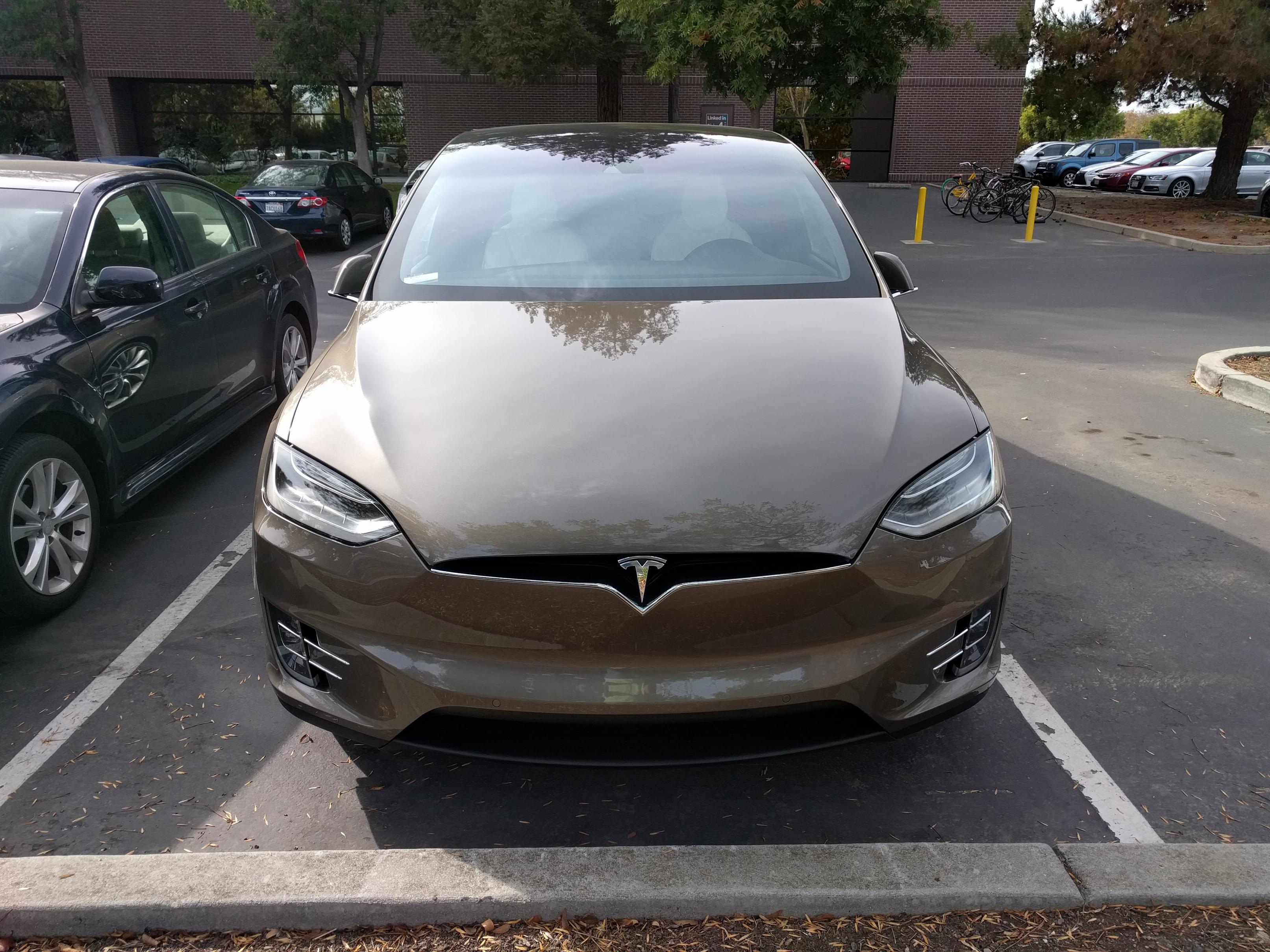 Production brown/beige Model X in the wild [Gallery] - Electrek