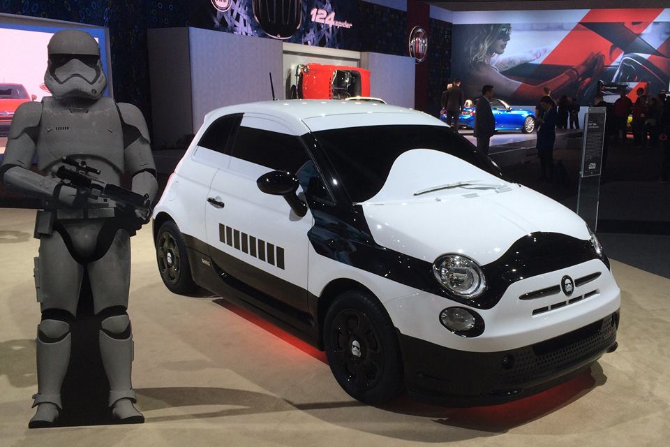 Fiat turns the all-electric 500e into a Stormtrooper for Star Wars: The ...