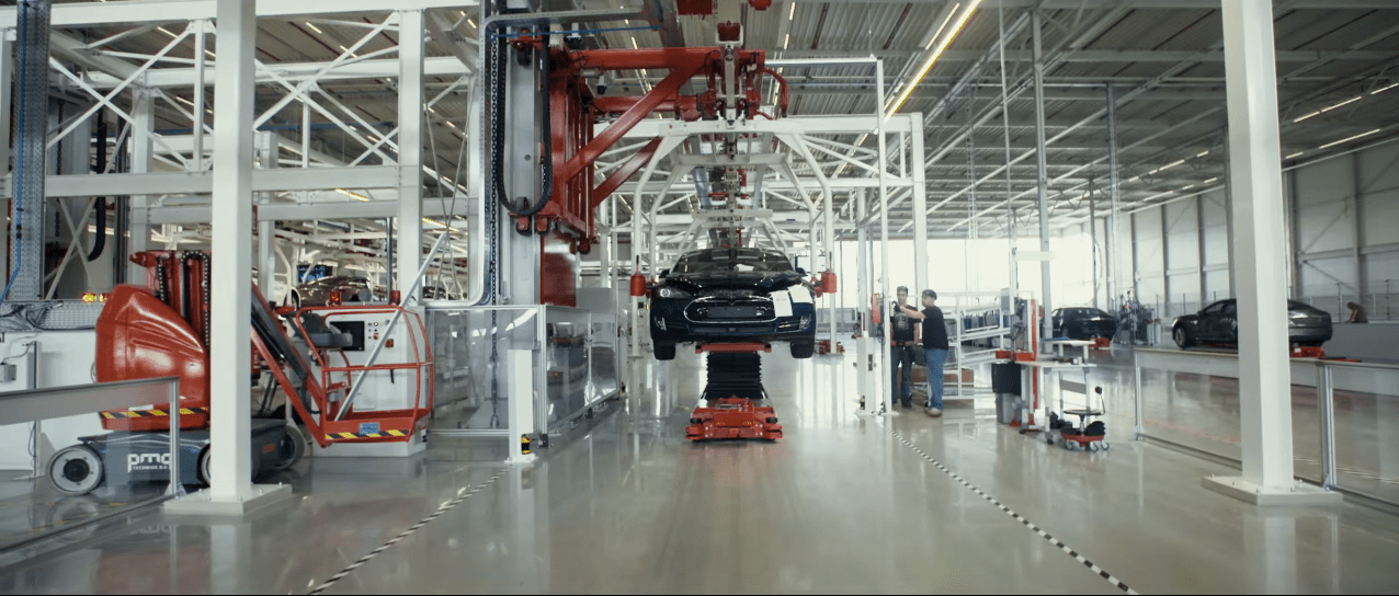 Travel down Tesla's Tilburg assembly line with the Model S [Video ...