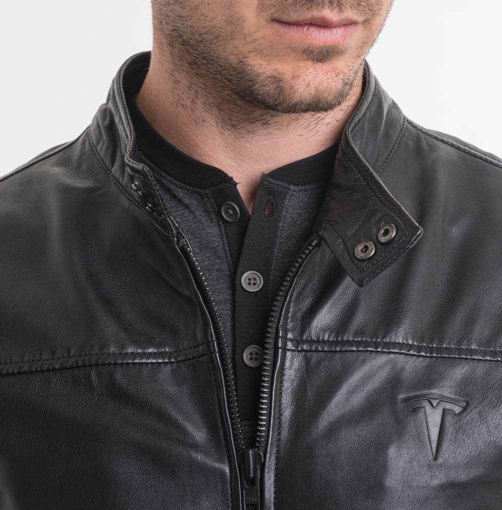 Tesla adds stylish $400 leather jackets to its 'Design Collection ...