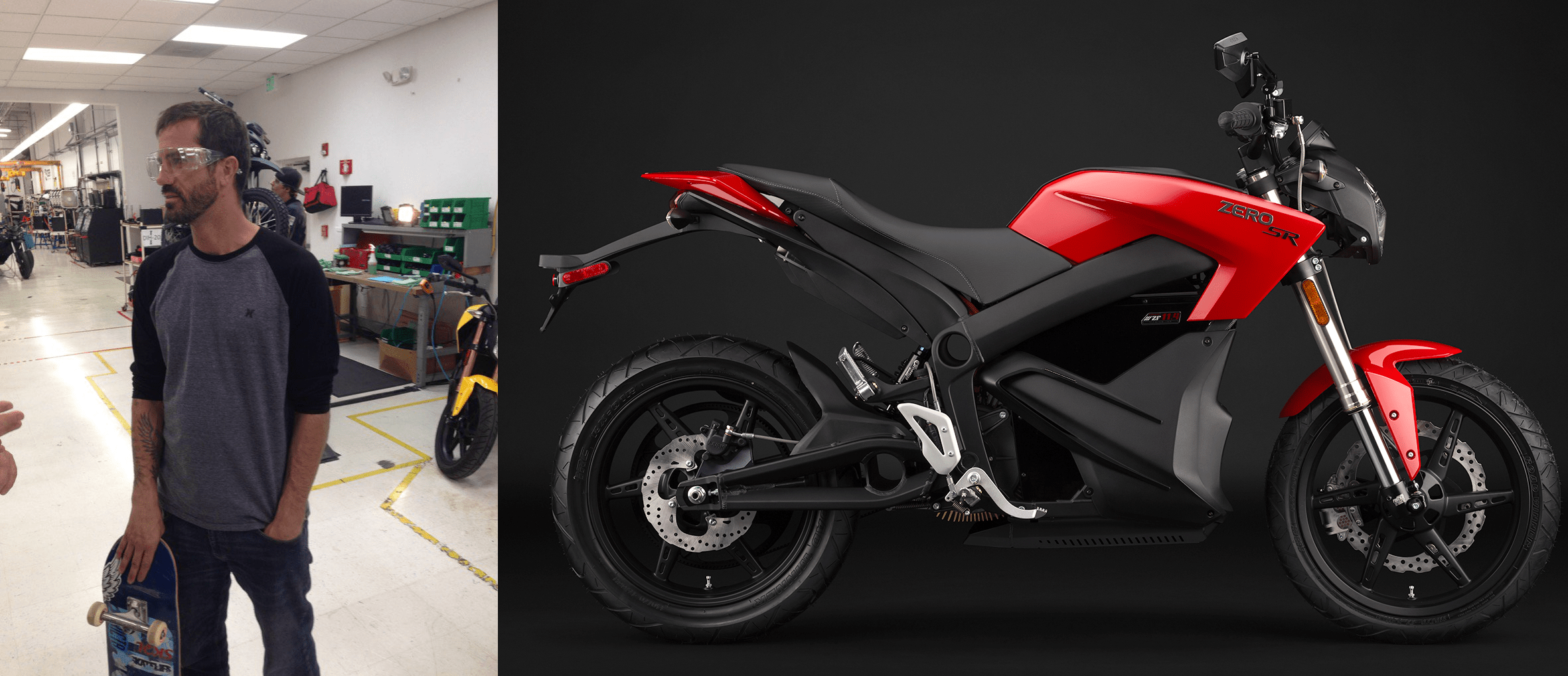 Zero Motorcycles Factory tour with pro-skater Bob Burnquist [Video ...