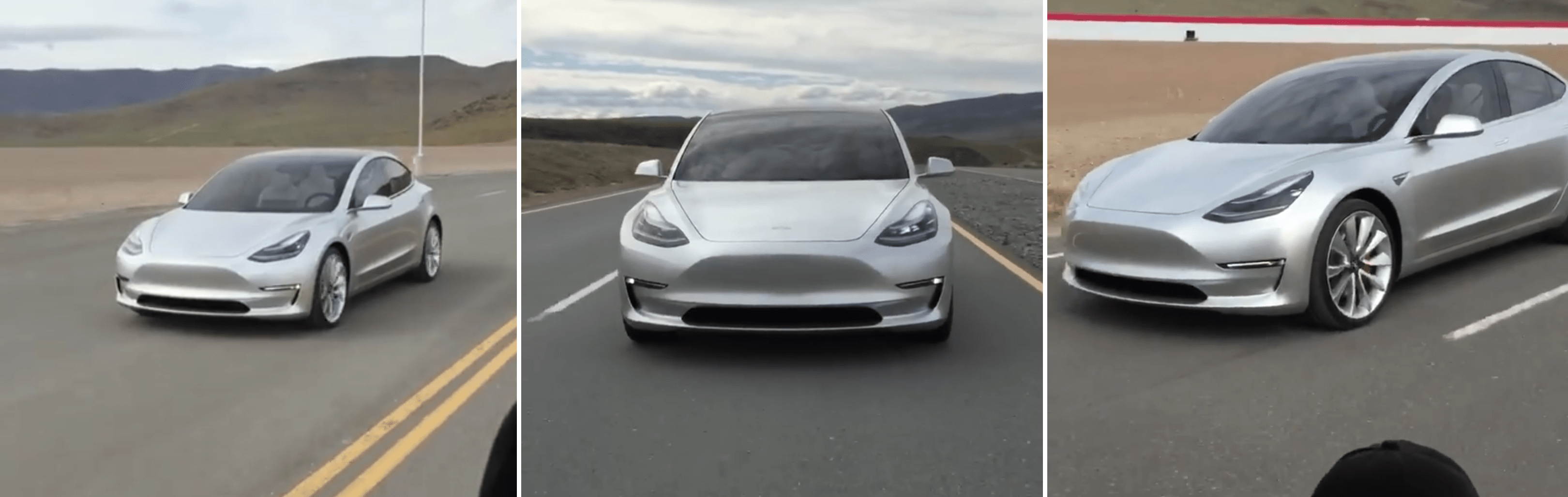 Tesla Model 3 prototype driving around the Gigafactory [Video] - Electrek