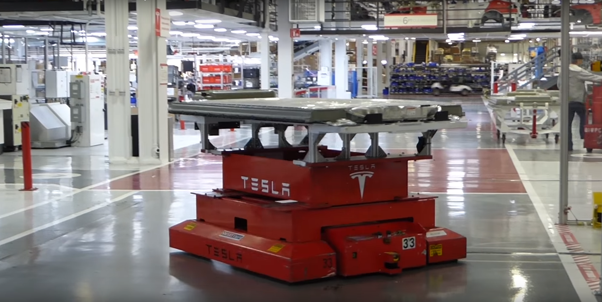 New footage of the Tesla Model X assembly line in Fremont Factory ...