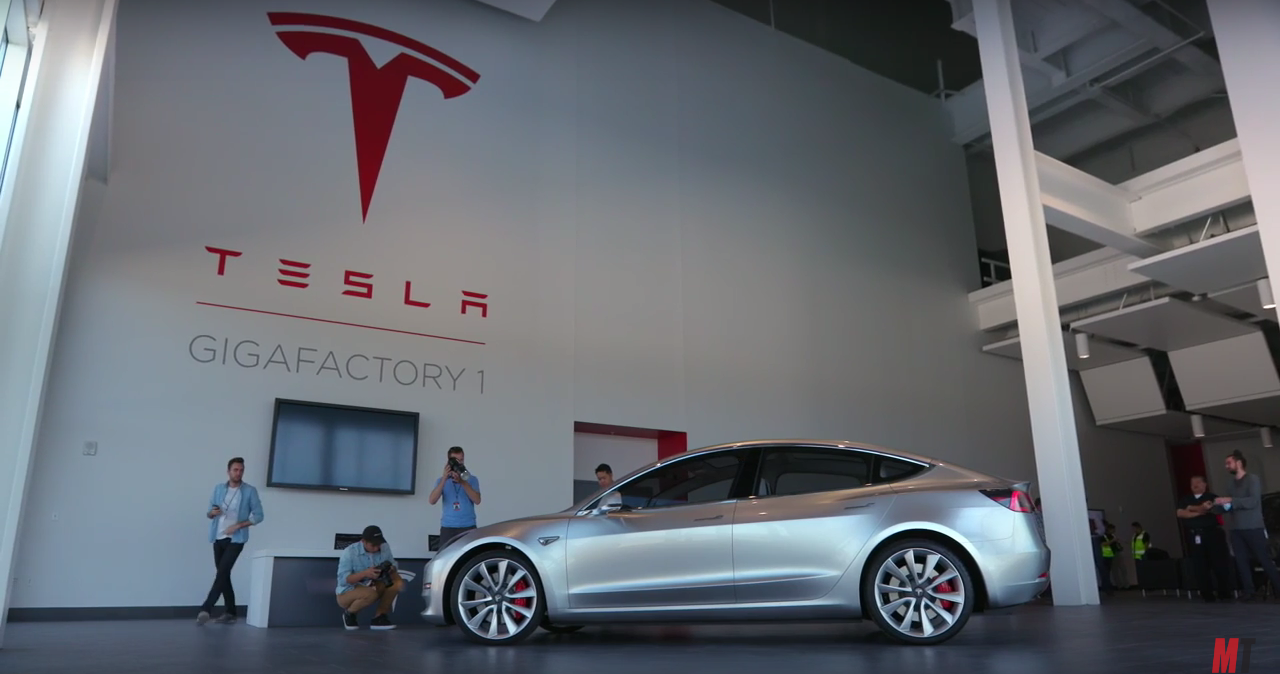 Beautiful shots of the Tesla Model 3 prototype, facelift Model S and ...