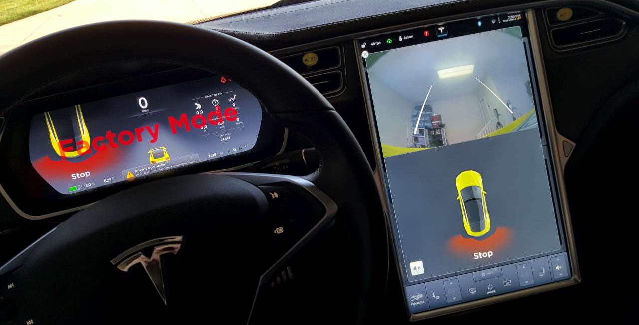 Tesla hacker retrofitted a classic Model S P85 with Autopilot hardware ...