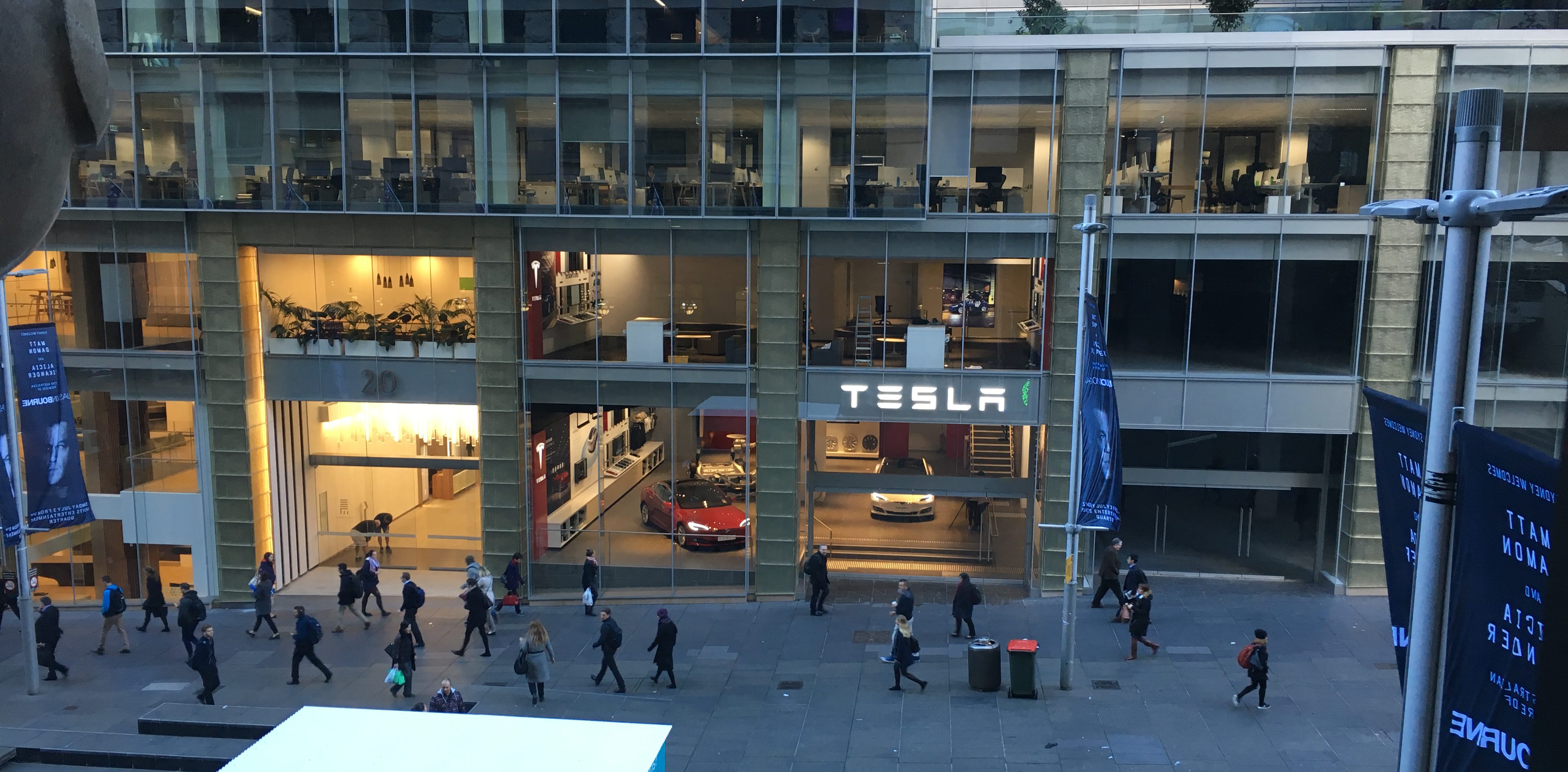 Tesla is opening a new flagship store in the heart of Sydney today ...
