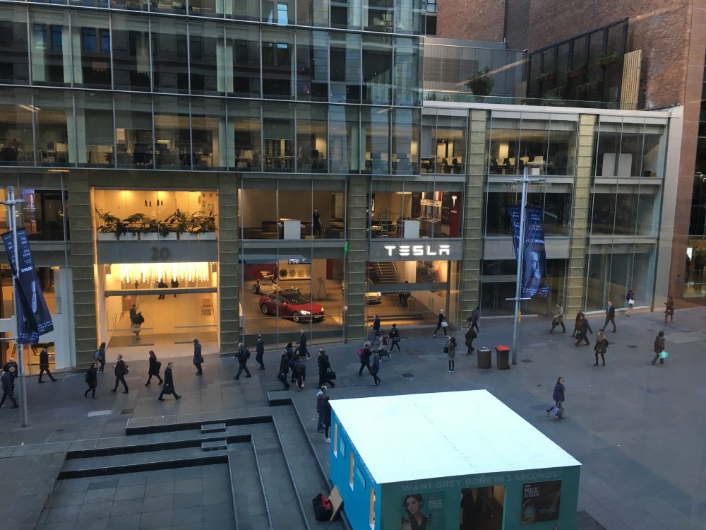 Tesla is opening a new flagship store in the heart of Sydney today ...
