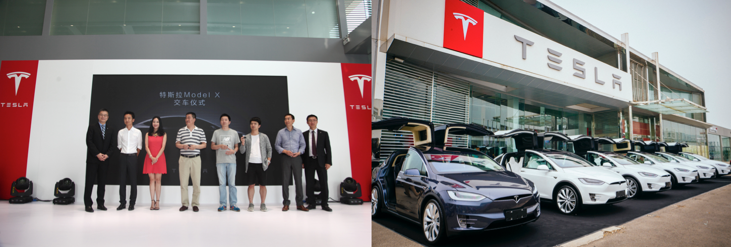 Tesla hosted a 'delivery ceremony' event for the first 6 Model X owners ...