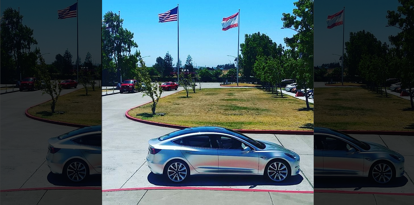 Tesla Model 3 Silver Prototype spotted at the Fremont factory [Gallery ...