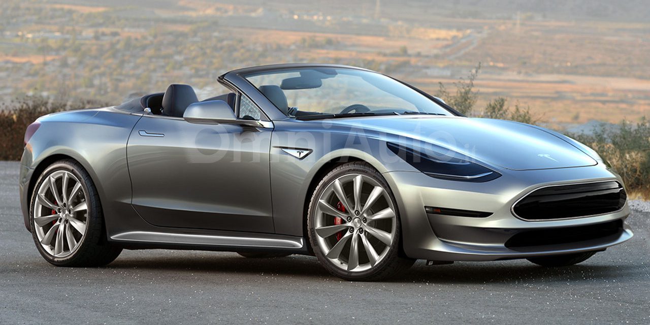 Tesla Roadster next generation unofficial renderings envision open-top ...