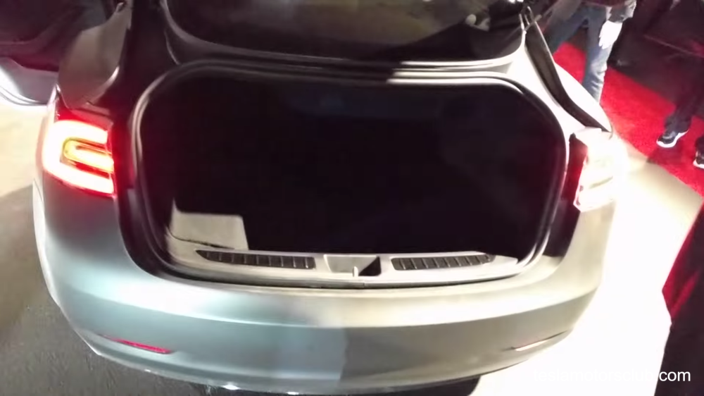 Tesla Model 3's back seats will fold flat with 5'6'' of space in the ...