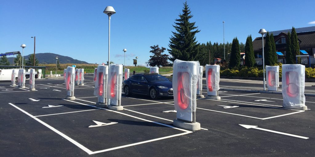 First look at Tesla's new Supercharger layout concept - Electrek