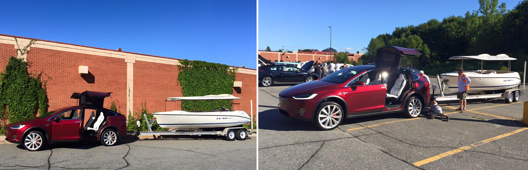 A glimpse at the all-electric future: all-electric SUV Tesla Model X ...