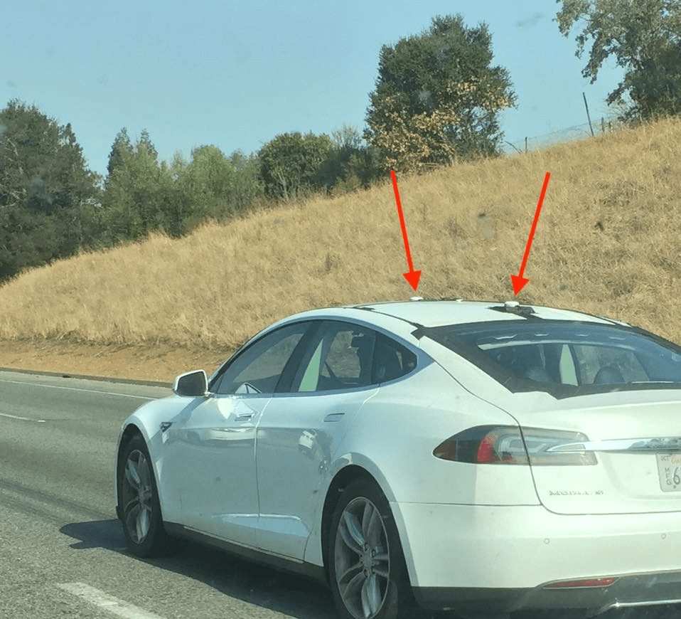Tesla Model S prototype with new sensors spotted near Tesla's HQ ...