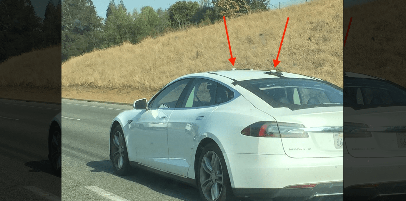 Tesla Model S prototype with new sensors spotted near Tesla's HQ ...