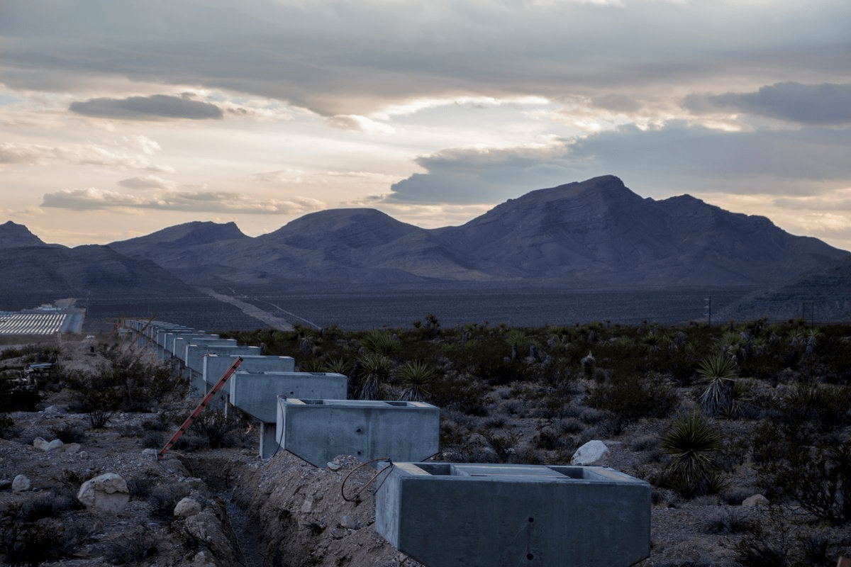 First full-scale Hyperloop prototype is taking shape in North Las Vegas ...