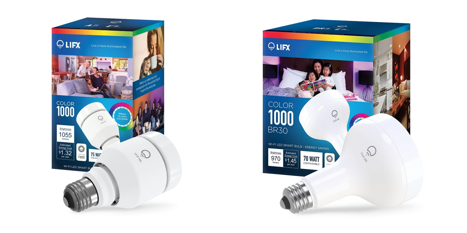 Green Deals: LIFX Smart Wi-Fi Connected LED Light Bulbs - A19 or BR30 ...