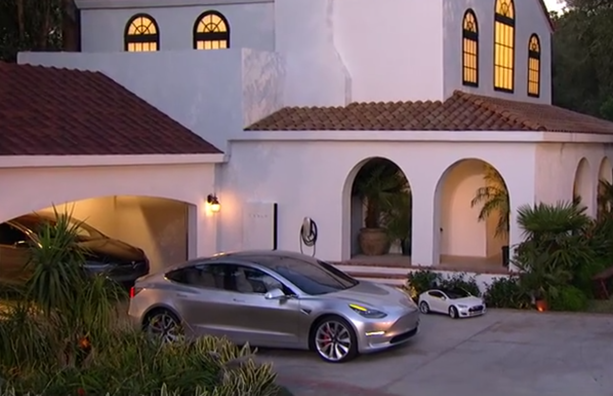 Tesla Model 3 prototype goes on rare outing during solar roof event ...
