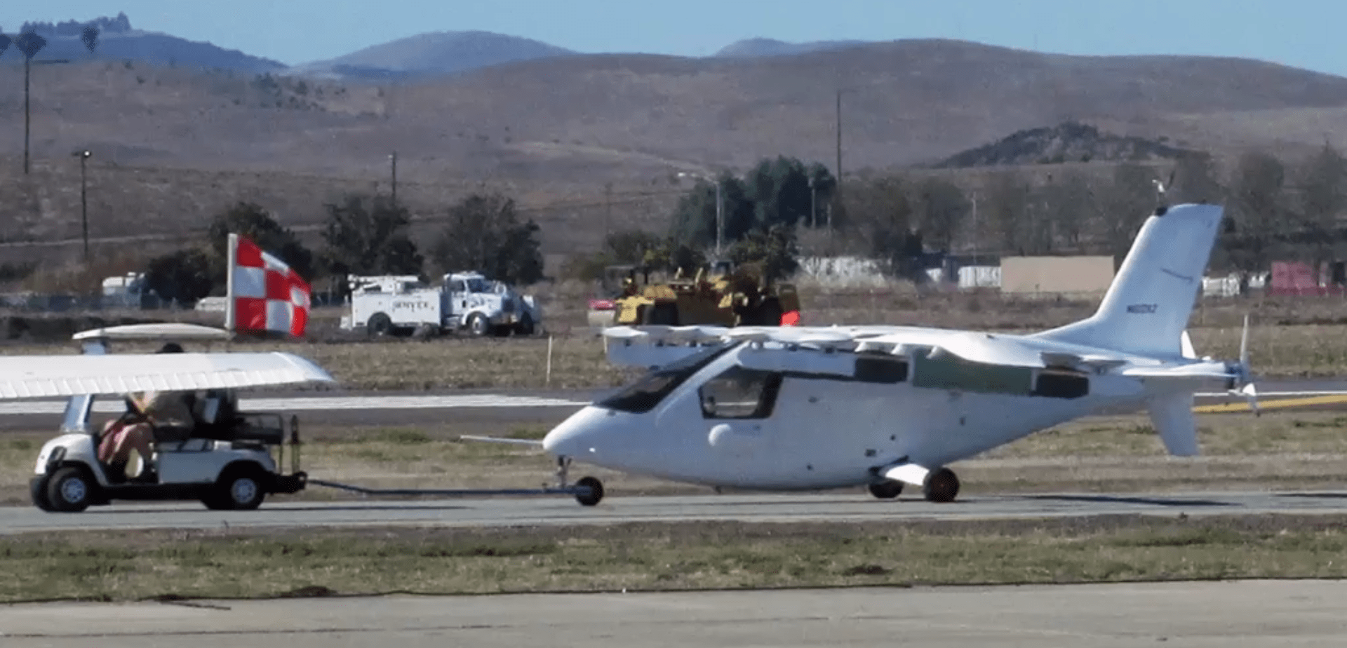 First picture of what is believed to be Larry Page's electric VTOL ...