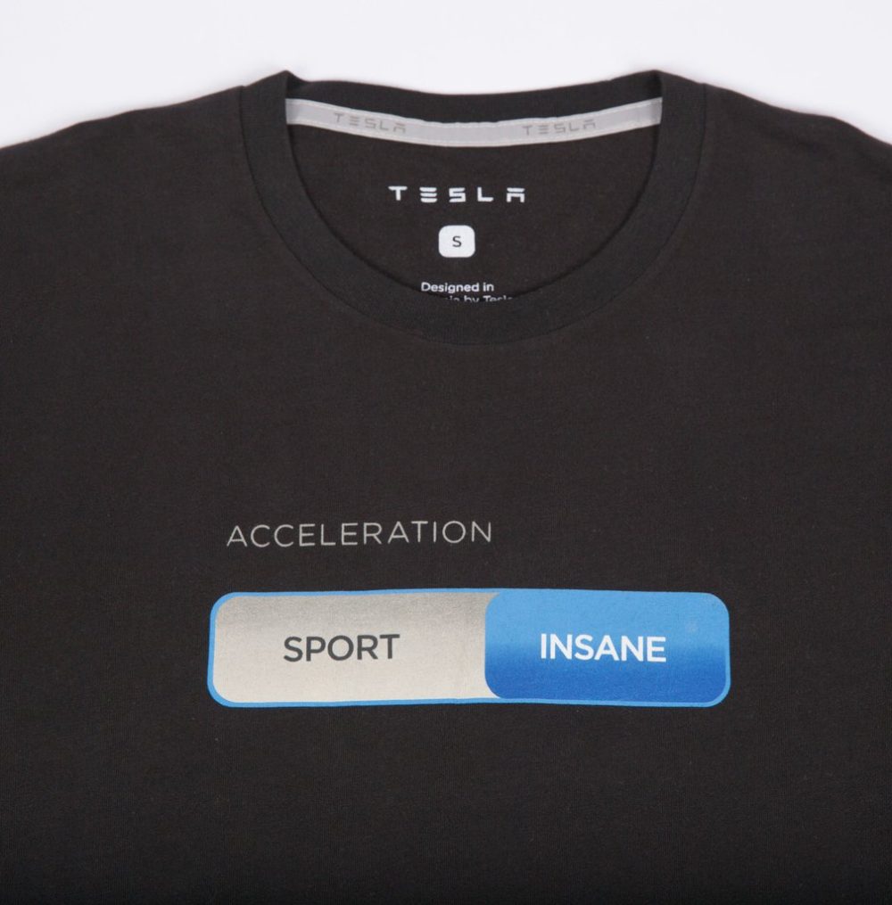 Tesla releases new apparel for shopping season: Insane mode, Dual motor ...