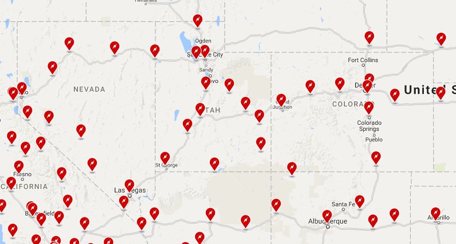 Utah, Colorado & Nevada team up to create 2000-mile network of charging ...