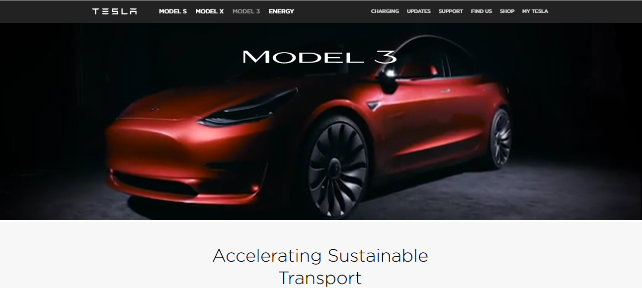 Tesla changes the branding of the Model 3 to remove the '3 lines' logo ...