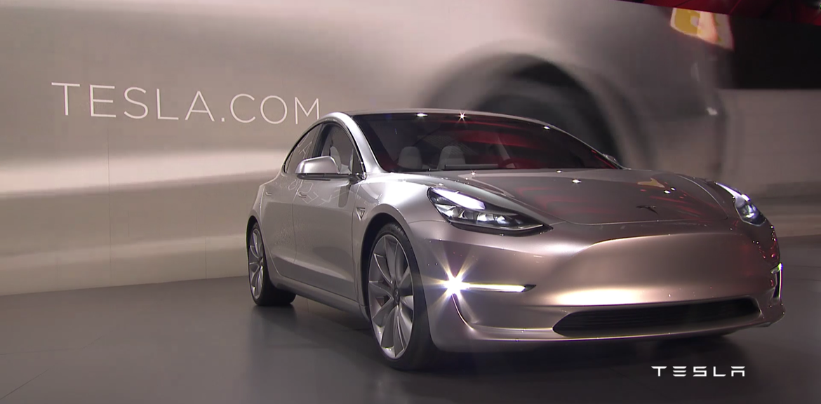 Tesla starts promoting Model 3 in store with new teaser video - Electrek