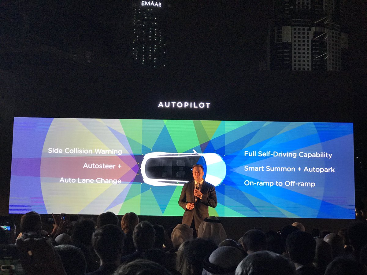 Watch Elon Musk's presentation for the launch of Tesla in Dubai | Electrek