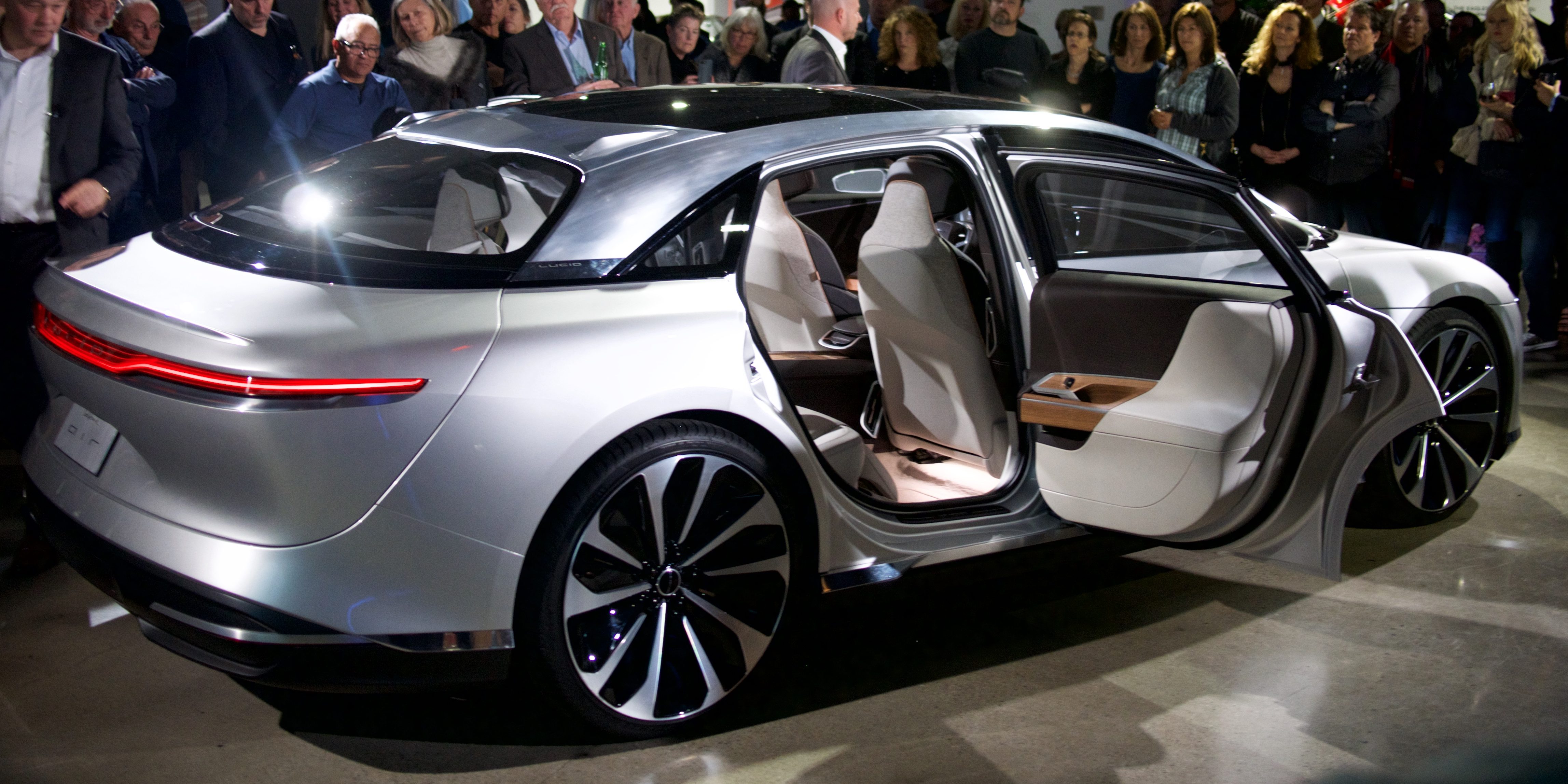 Lucid Motors shows off their "airy" interior at a private LA event [gallery] | Electrek