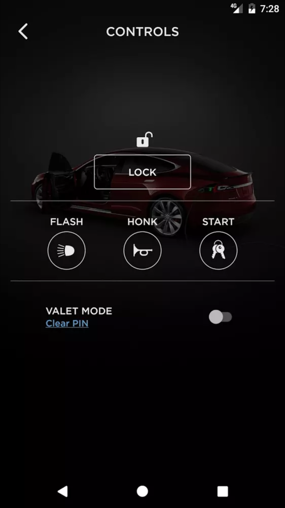 First look with pictures at Tesla's new mobile app with new UI, touch ...