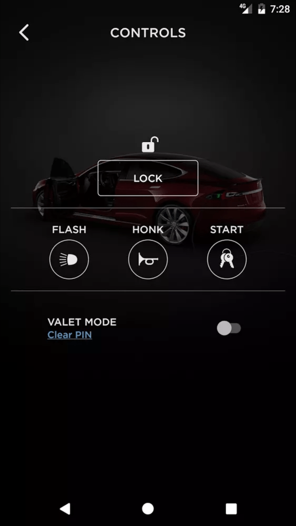First look with pictures at Tesla's new mobile app with new UI, touch ...