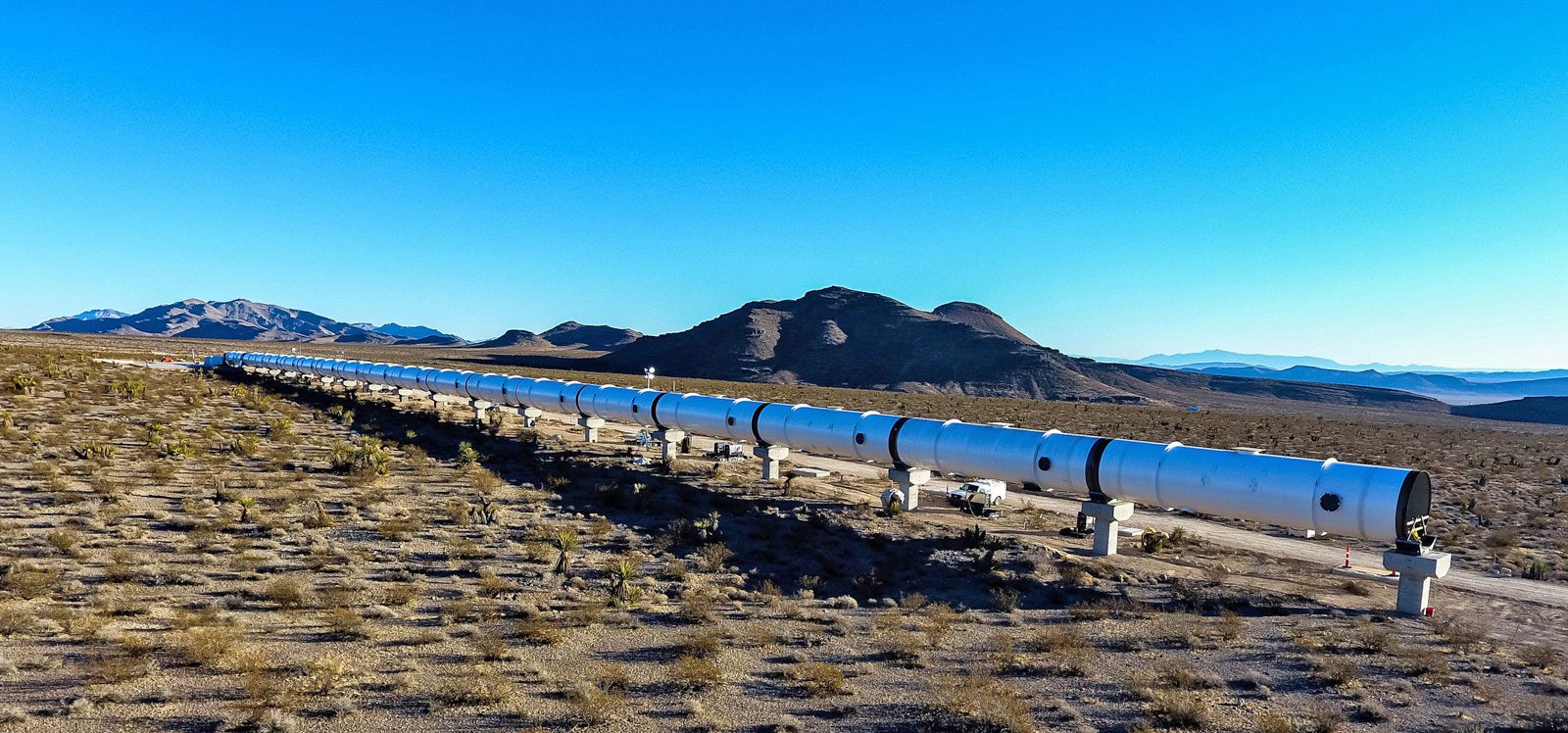 Hyperloop One: images of the first Hyperloop full scale test track ...