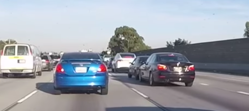 Watch a Tesla owner escape a crash thanks to his Model X's instant ...