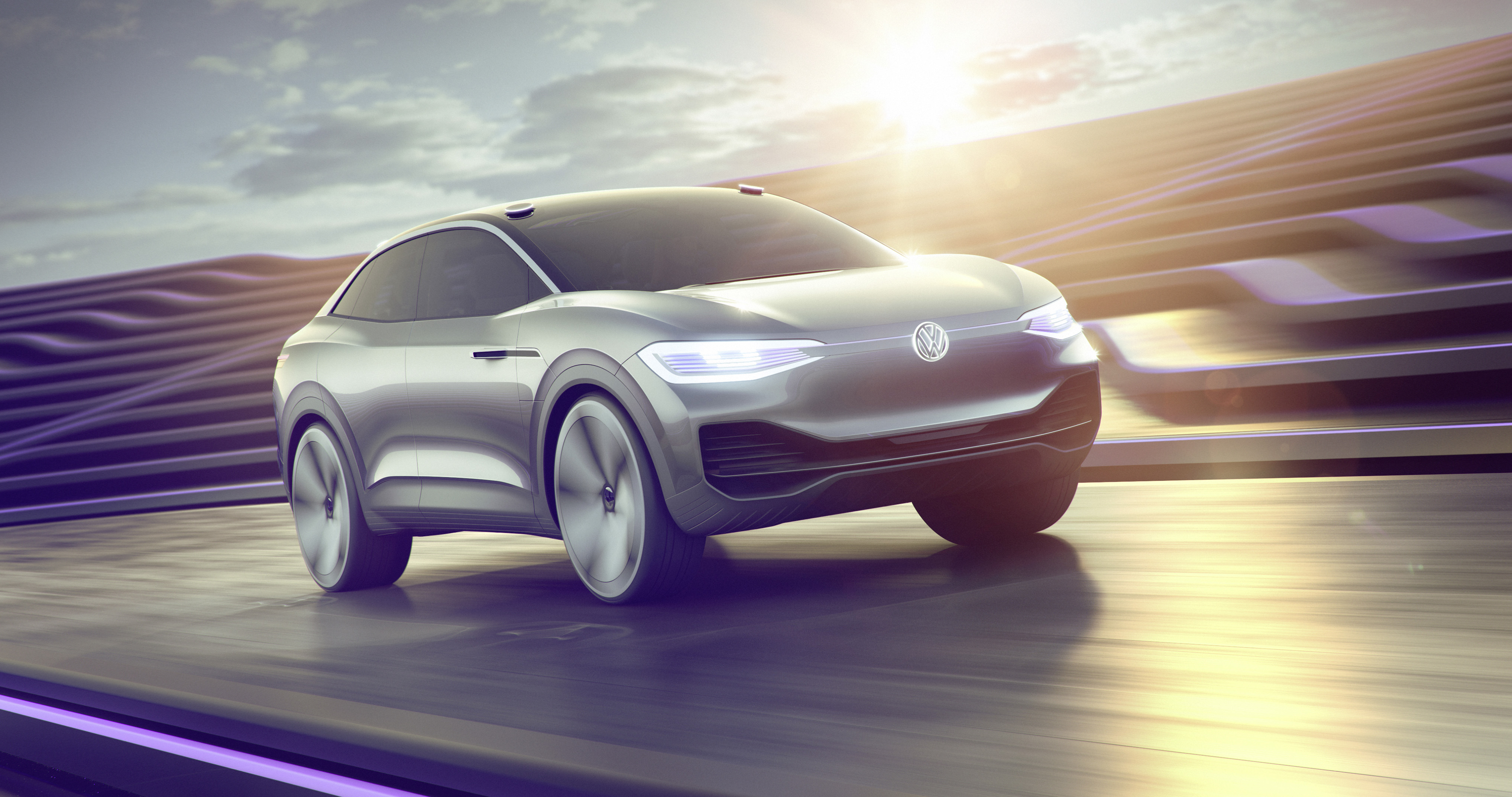 VW unveils new crossover all-electric ID Concept: ~300 miles of range ...