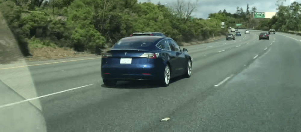 Tesla Model 3: new blue release candidate spotted testing on the ...