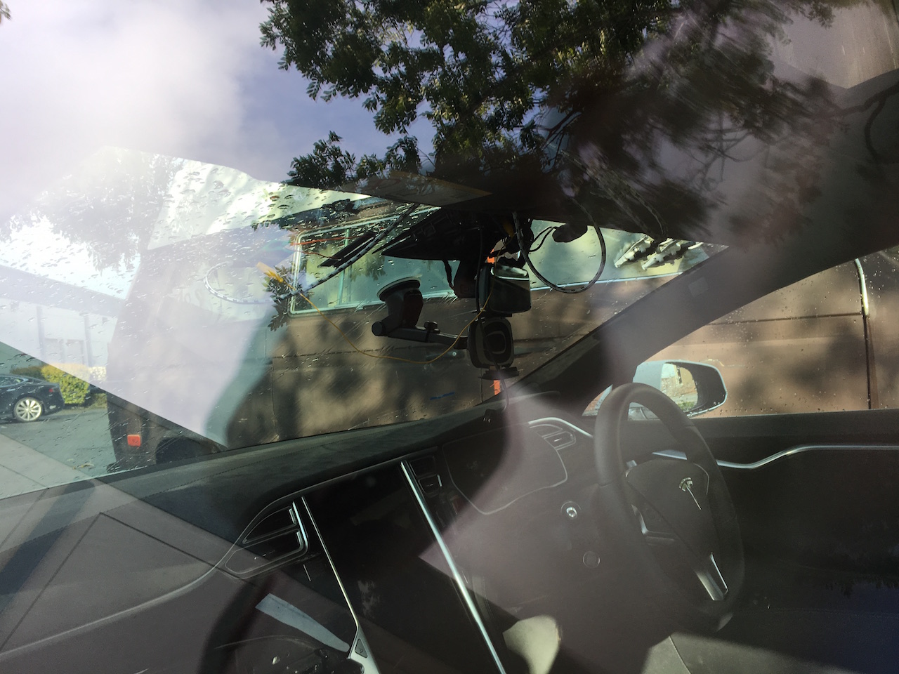 Tesla Model S prototype with new sensors spotted in California | Electrek