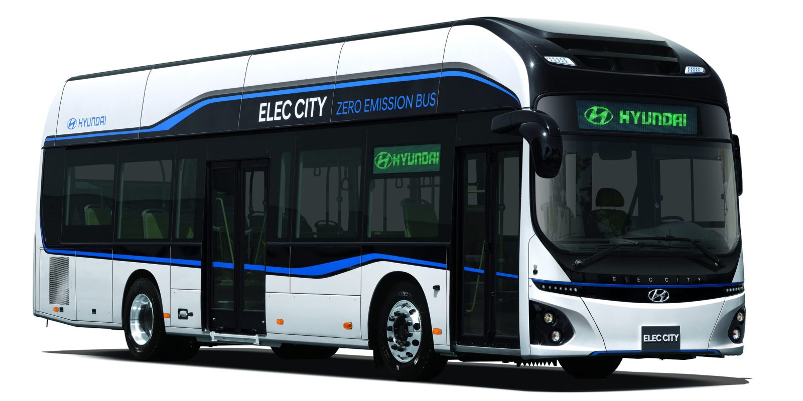 Hyundai unveils all-electric bus with 180 miles of range on a 256 kWh ...