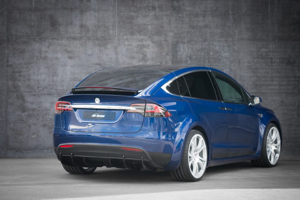 A new Tesla Model X aftermarket body kit unveiled by FAB Design - Electrek