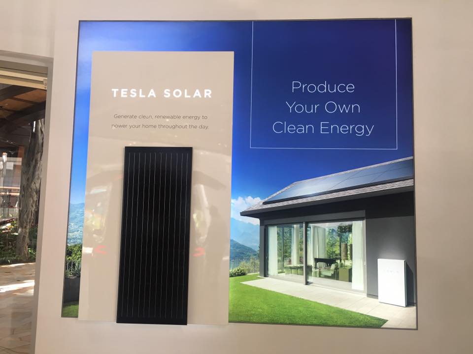 Tesla starts displaying new 'Tesla Solar' branded solar panels in store ...