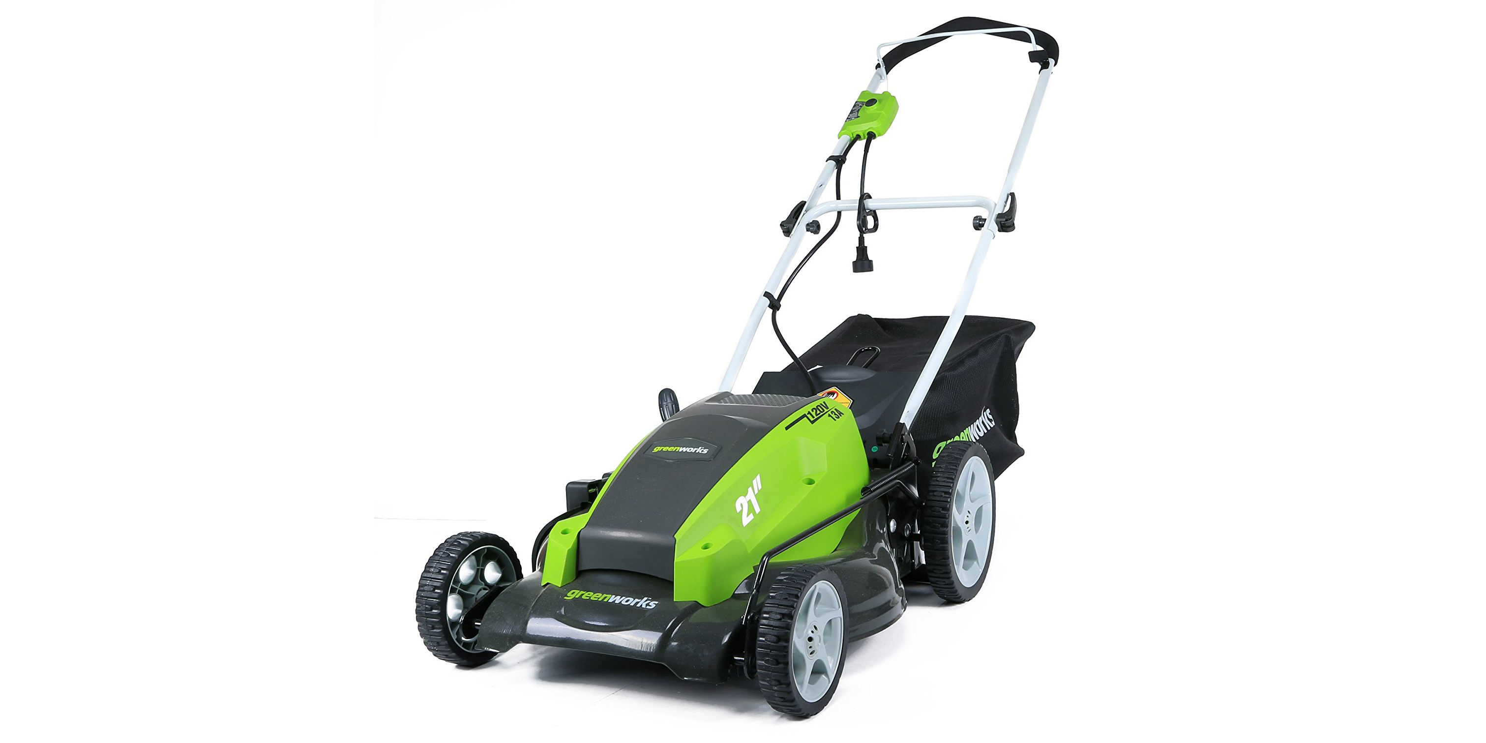 Green Deals: GreenWorks 13A 21-inch Corded Electric Lawn Mower $127 ...
