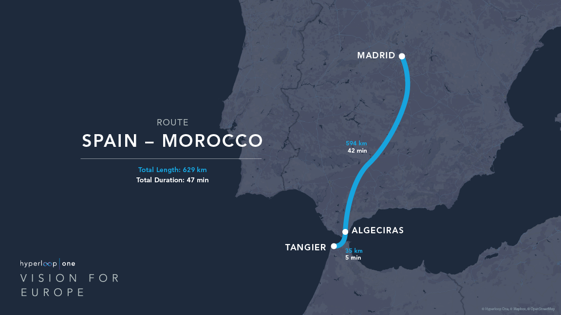 Hyperloop One unveils 9 new potential European routes for high-speed ...