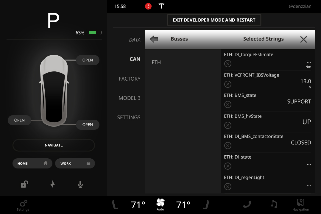Tesla Model 3: a look at the center screen's user interface | Electrek