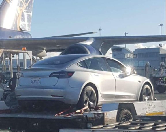 First Tesla Model 3 spotted outside the US | Electrek