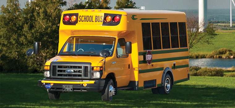 New all-electric school buses unveiled by Blue Bird with Vehicle-to ...