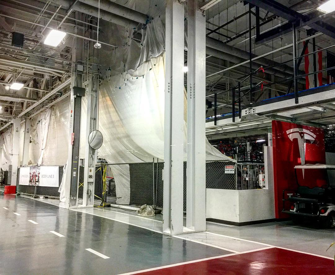 A peek inside Tesla's secretive Model 3 production line | Electrek