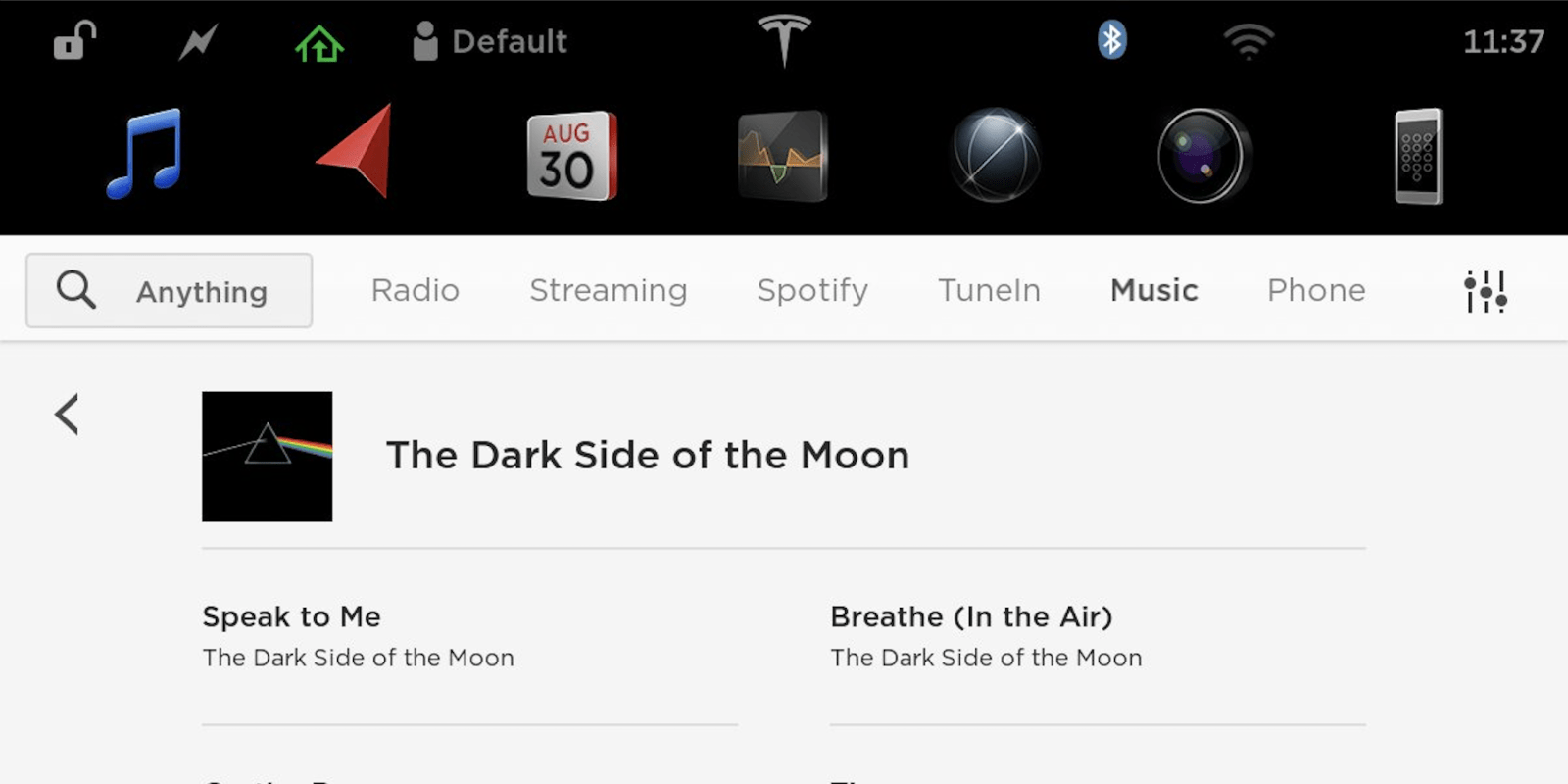 A first look at Tesla's own music streaming service in the works | Electrek