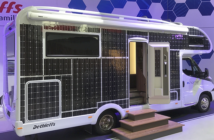 Electric motorhomes are coming: a new RV powered by solar panels and 91 ...