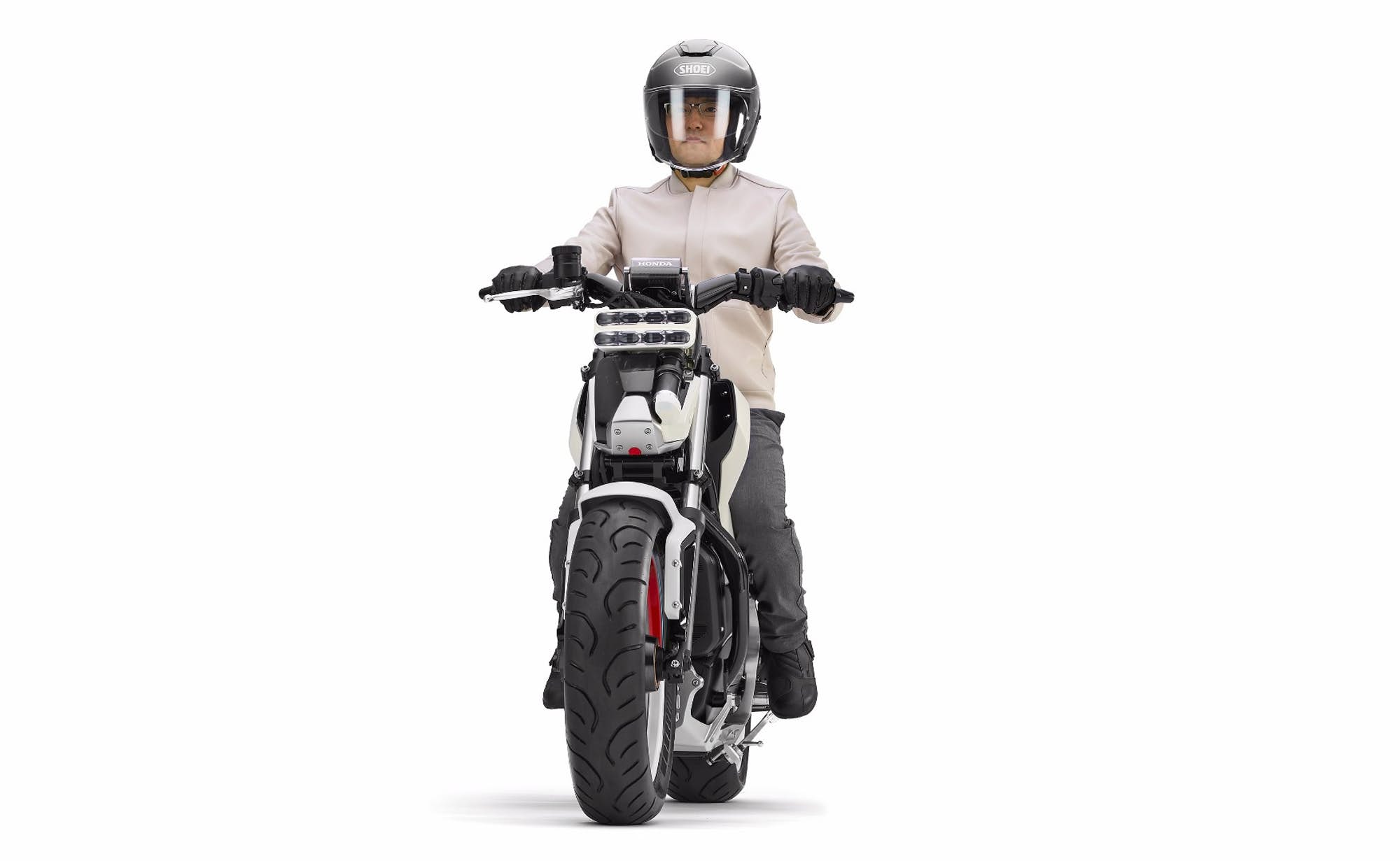 Honda introduces 'Riding Assist-e' self-balancing electric motorcycle ...