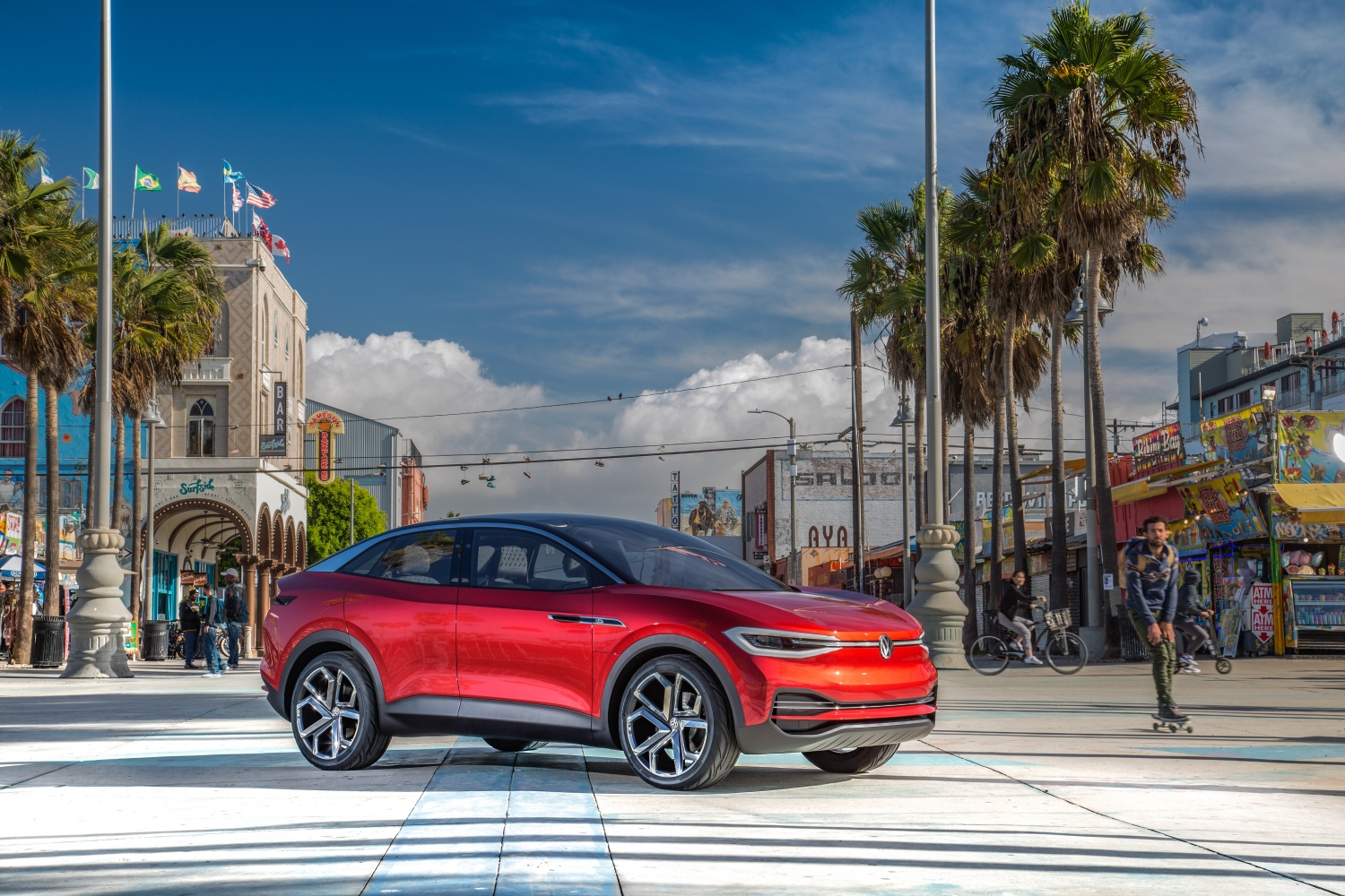 VW debuts all-electric SUV concept in the US, says it will be its first ...