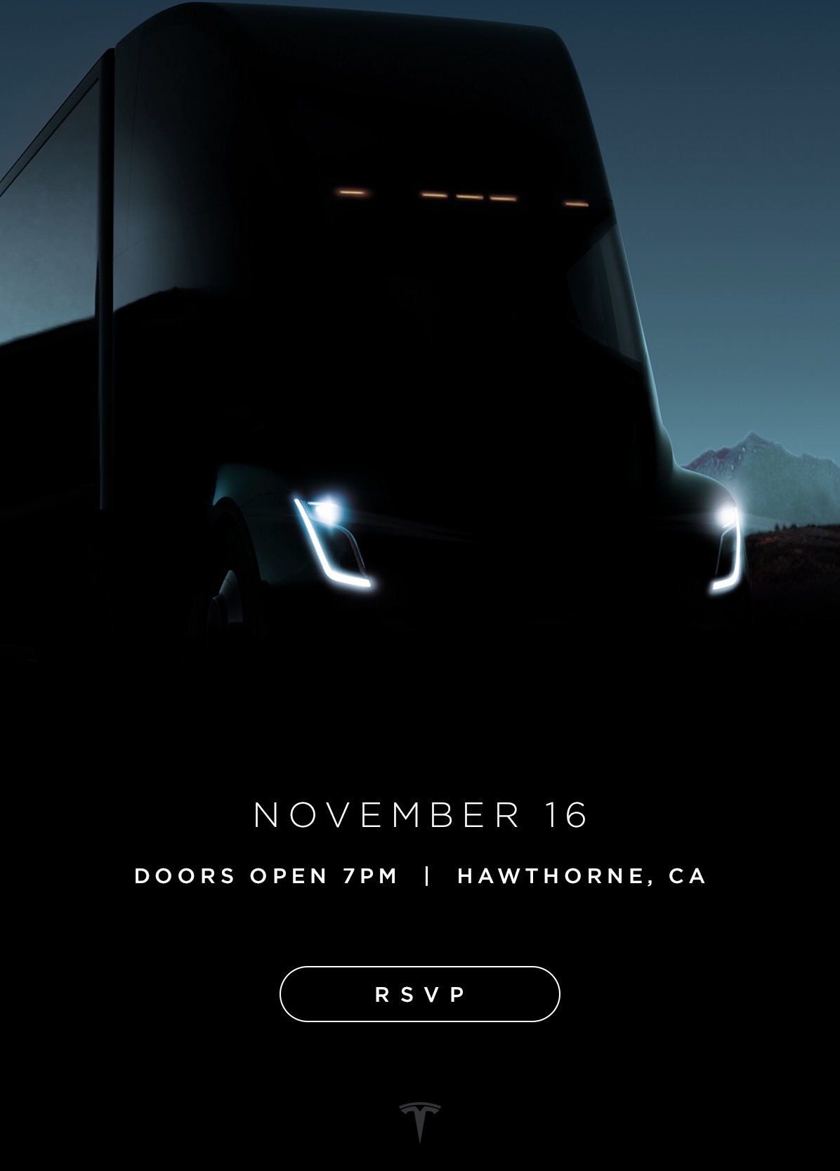 Tesla teases electric truck in new image, sends out invites to ...